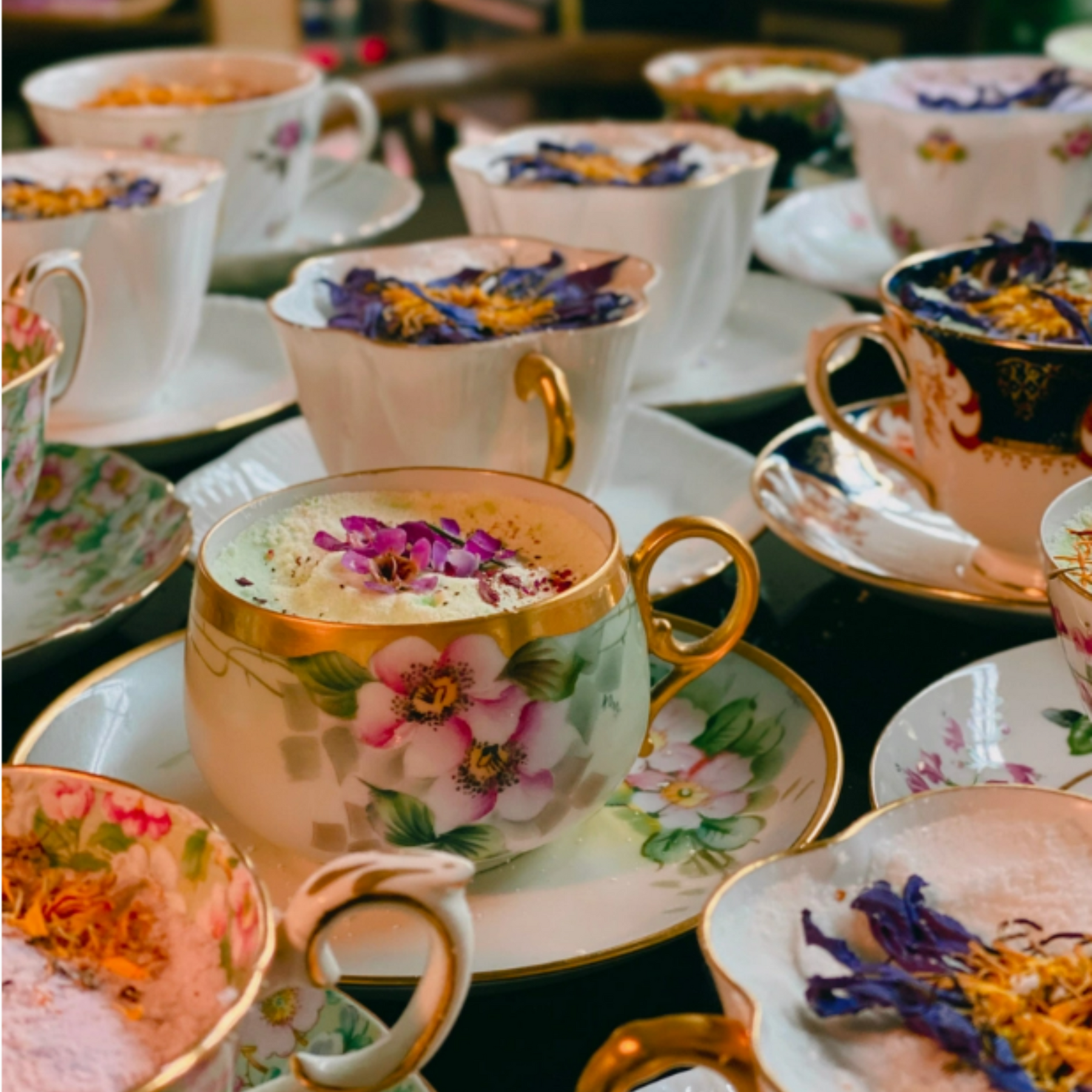 Antique Tea Cup Bath Bombs for a Unique Spa Experience | Let's Bag It