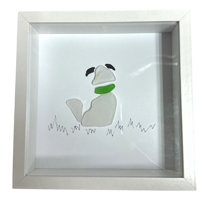Repurposed Wine Glass Picture Frame | Let's Bag It